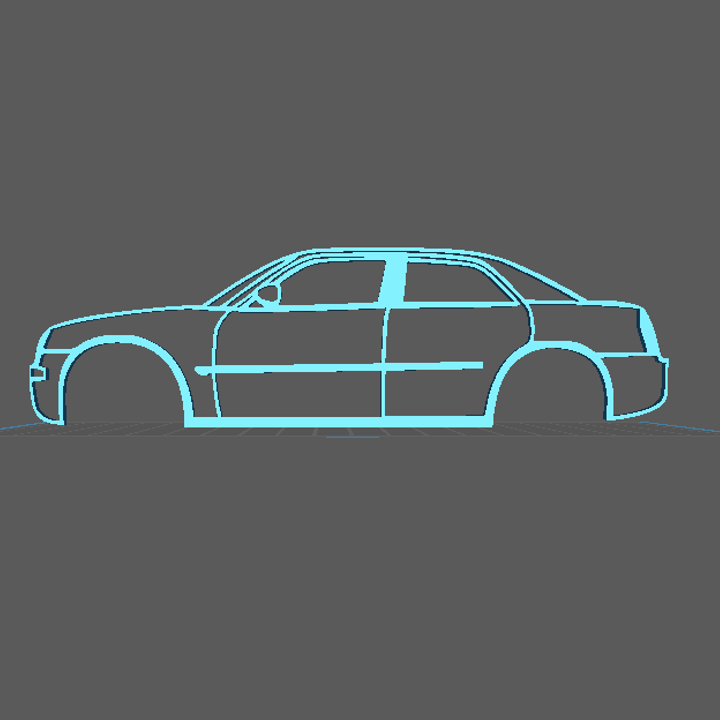 3D Printable Chrysler - 300C by Paul Wust