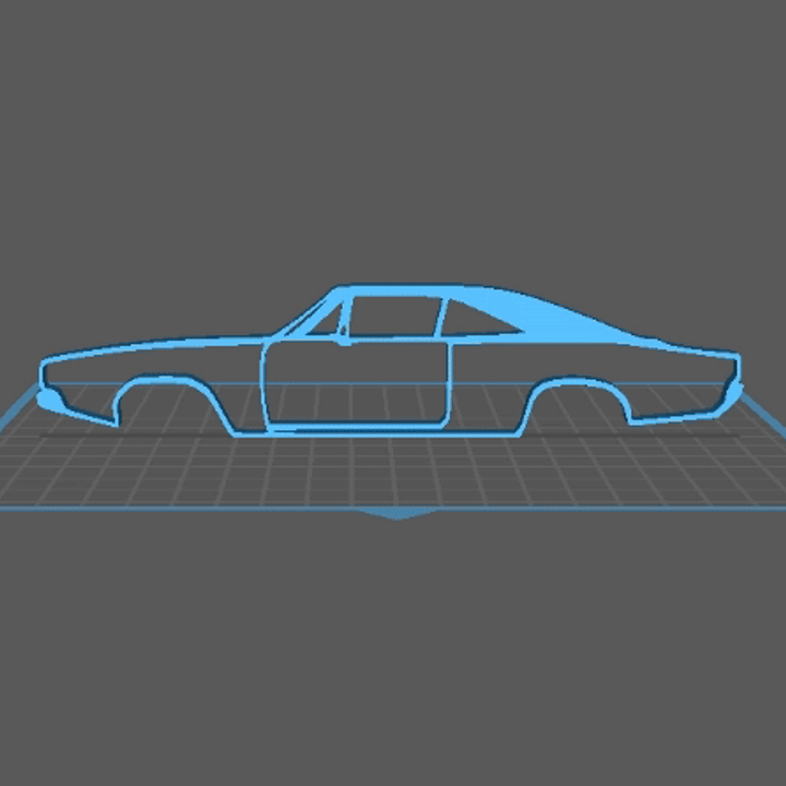 3D Printable Dodge - Charger by Paul Wust