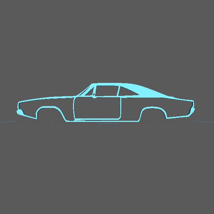 3D Printable Dodge - Charger by Paul Wust