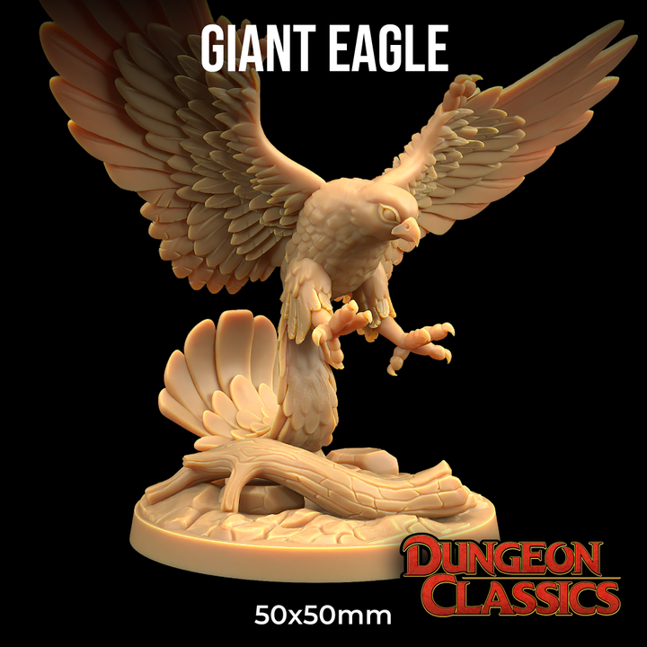 3D Printable Giant Eagle | PRESUPPORTED | Dungeon Classics by Dungeon ...