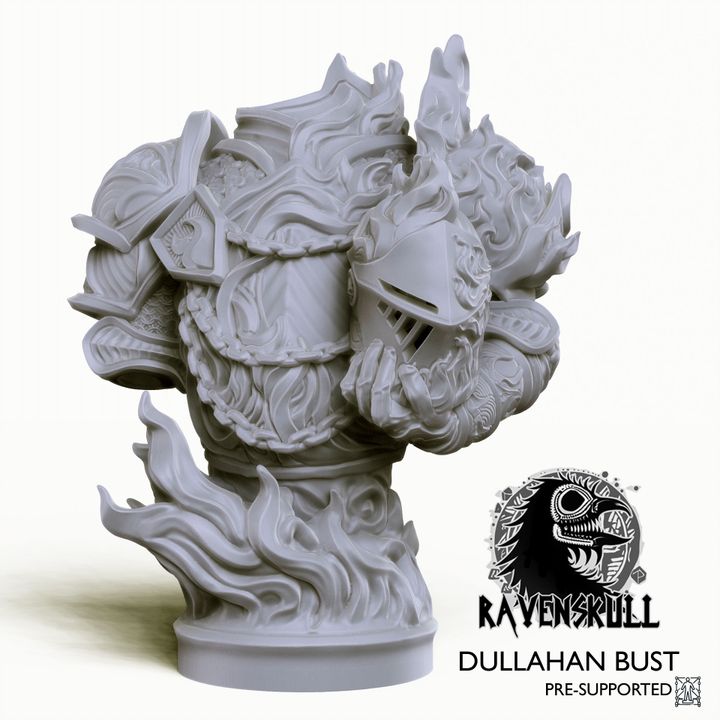 3D Printable Dullahan Bust by Ravenskull