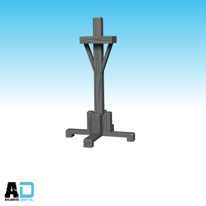 3D Printable Medieval Training Yard by Wargames Atlantic