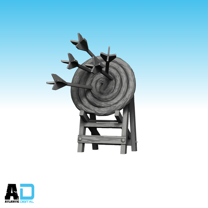 3D Printable Medieval Training Yard by Wargames Atlantic