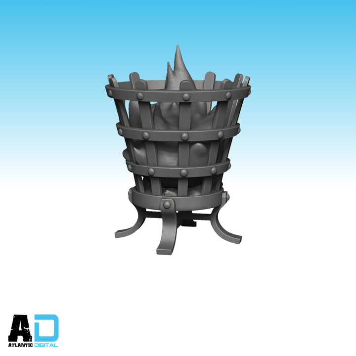 3D Printable Medieval Training Yard by Wargames Atlantic