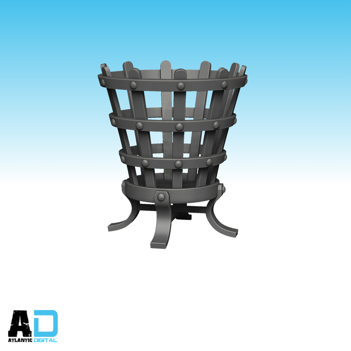 3D Printable Medieval Training Yard by Wargames Atlantic