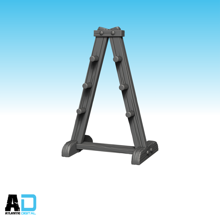 3D Printable Medieval Training Yard by Wargames Atlantic