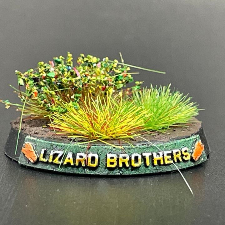 3D Printable Lizard Brother / Lizardman / Saurian Starhost Name Plate ...