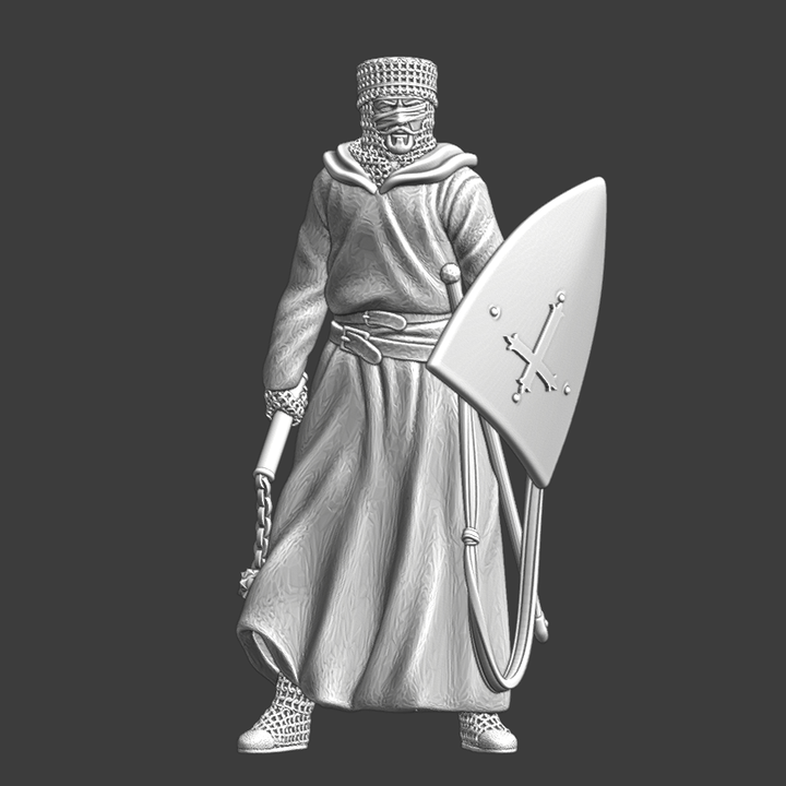 3D Printable Medieval Leper Knight - Saint Lazarus Order by Northern ...