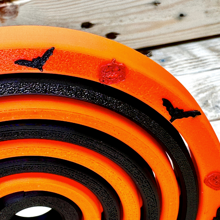 3D Printable Gyro, Halloween Edition (Desktop Mini) by ENIQUE3D