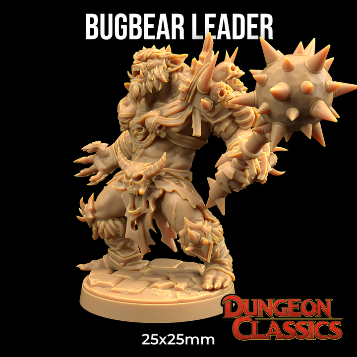 3D Printable Bugbear Leader | PRESUPPORTED | Dungeon Classics by ...