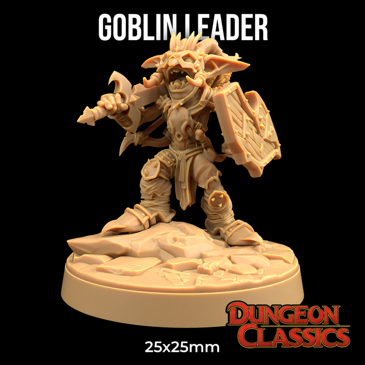 3D Printable Goblin Leader | PRESUPPORTED | Dungeon Classics by Dungeon ...