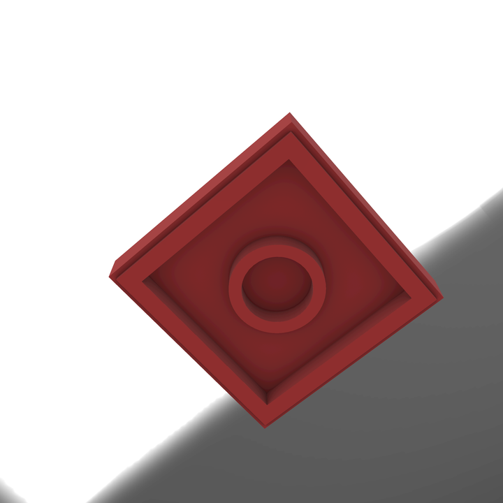 3D Printable LEGO Jumper Plate - 2X2 by VLAD-MARIUS