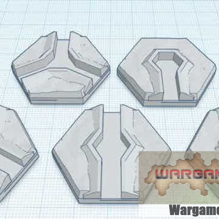 3D Printable Infantry Trench Hex Tiles Hex Map Scale Maghex by Wargame ...