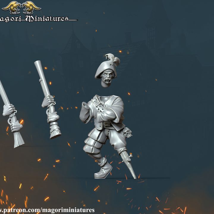 3D Printable Marienburg Marksman by Magori Minaitures