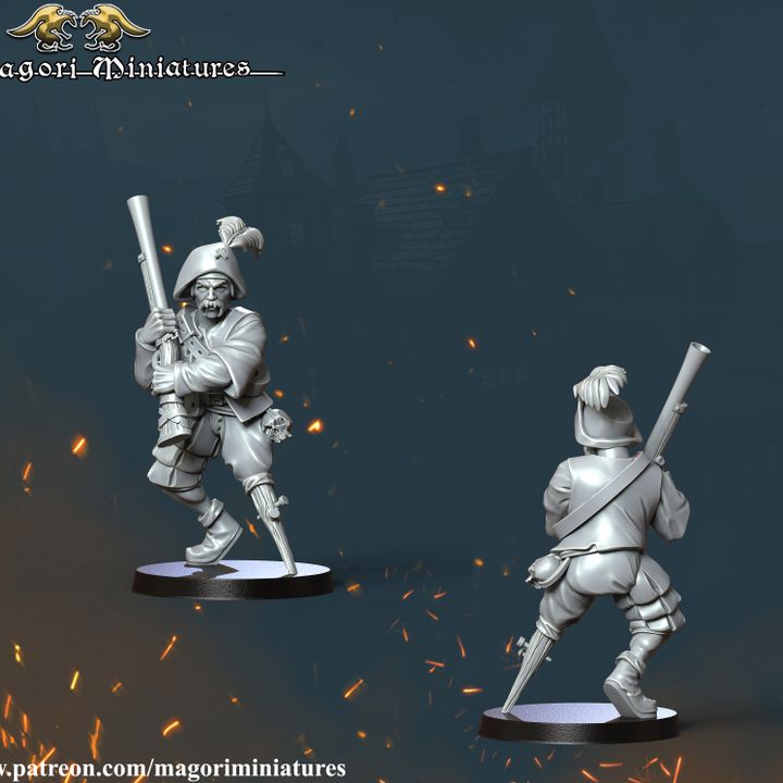 3D Printable Marienburg Marksman by Magori Minaitures