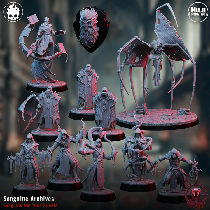 3D Printable Red Scholars by Fleshcraft Studio