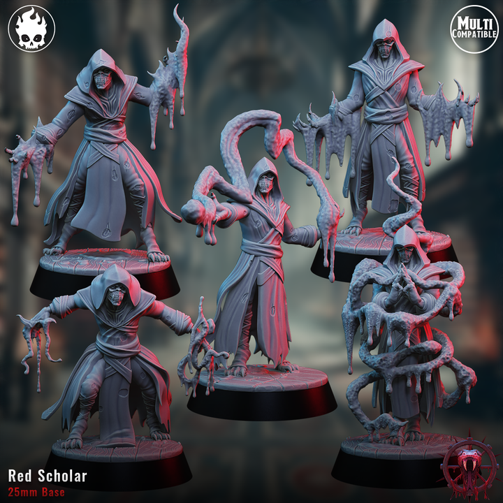 3D Printable Red Scholars by Fleshcraft Studio