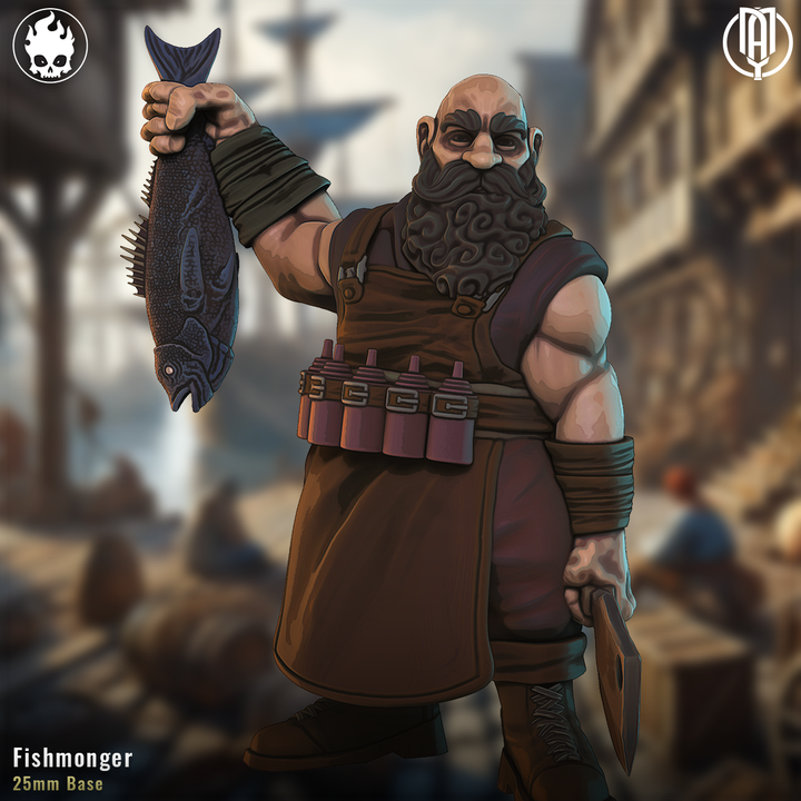 3D Printable Fishmonger by NPC Forge