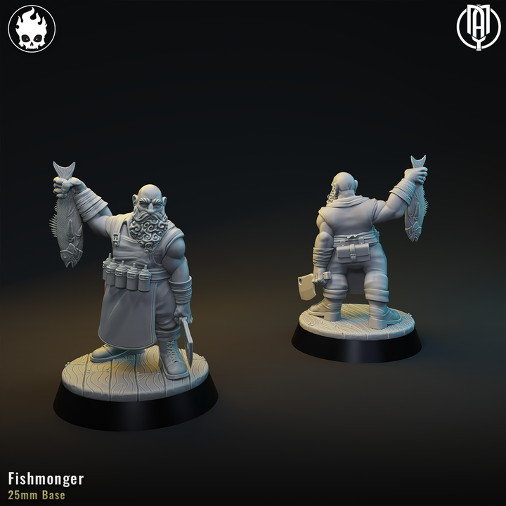 3D Printable Fishmonger by NPC Forge
