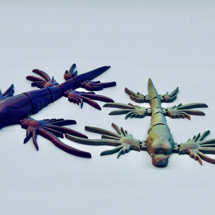 3D Printable Blue Dragon Sea Slug by ENIQUE3D