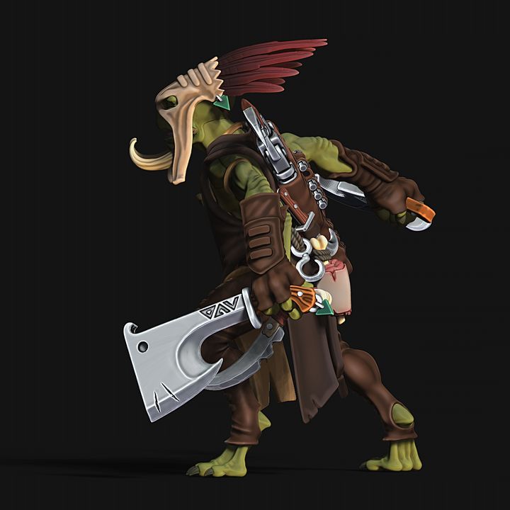 3D Printable Thark - Flesh Shaper - Greater God - 28/32mm by TheGoodBrick