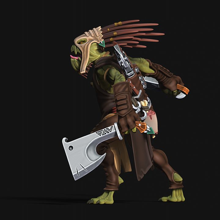 3D Printable Thark - Flesh Shaper - Greater God - 28/32mm by TheGoodBrick