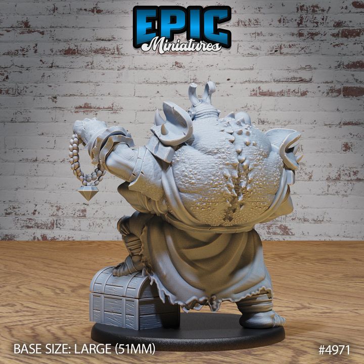 3D Printable Ettin Mutant General Treasure / Ancient Two Headed Ogre ...