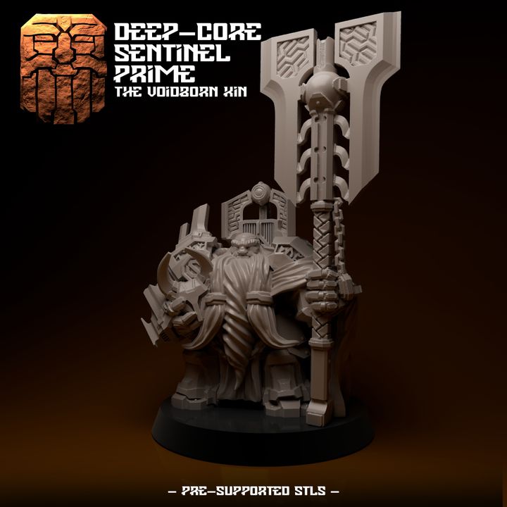 3D Printable Deep-Core Sentinel Prime - Presupported by Forged in Fury ...