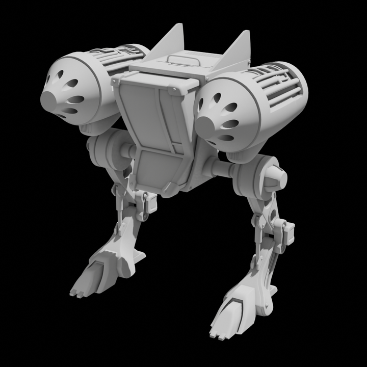 3D Printable Mech Warrior by Sias Jordaan
