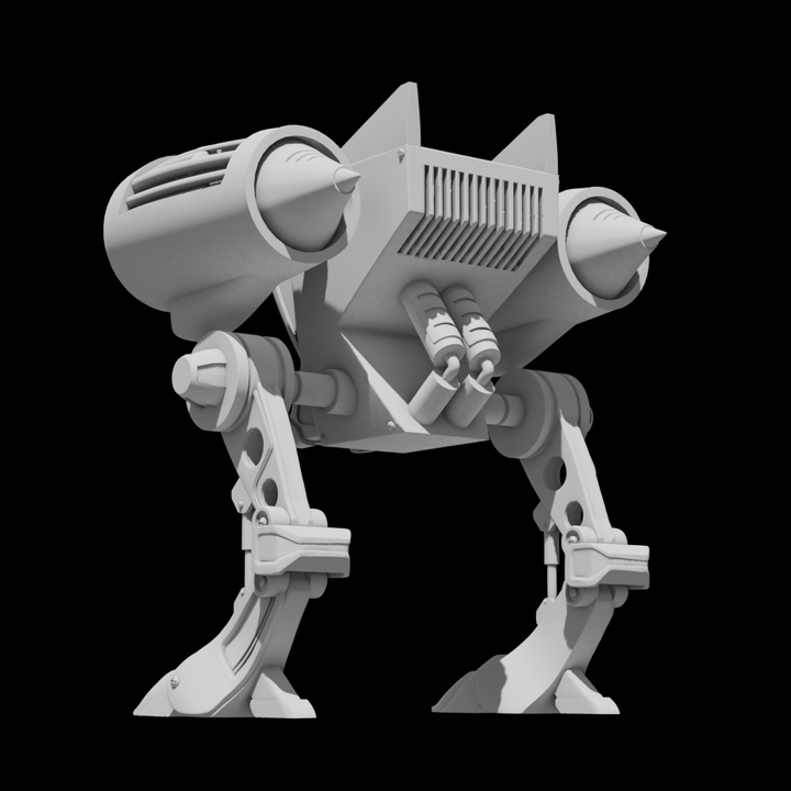 3D Printable Mech Warrior by Sias Jordaan