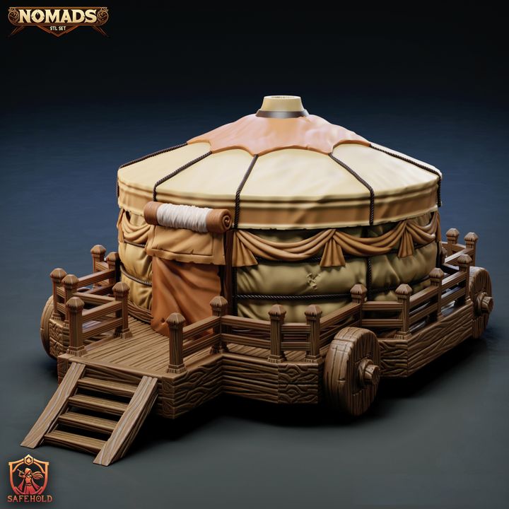 3D Printable Big Yurt - Nomads by Safehold