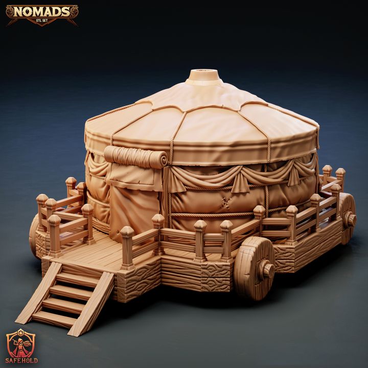 3D Printable Big Yurt - Nomads by Safehold
