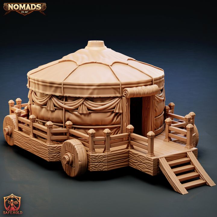 3D Printable Big Yurt - Nomads by Safehold