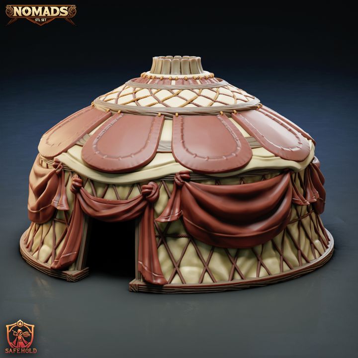 3D Printable Kahn Yurt - Nomads by Safehold