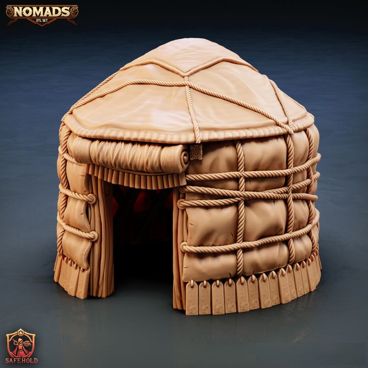3D Printable Small Yurt - Nomads by Safehold