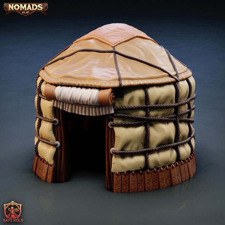 3D Printable Small Yurt - Nomads by Safehold