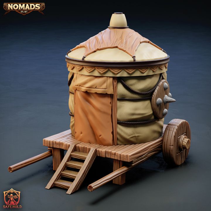 3D Printable Yurt Set - Nomads by Safehold