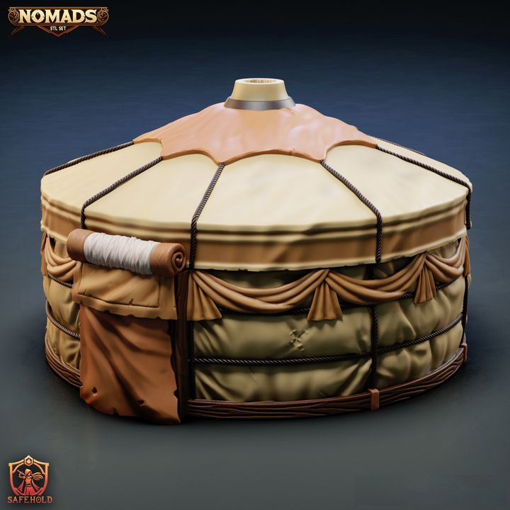 3D Printable Yurt Set - Nomads by Safehold