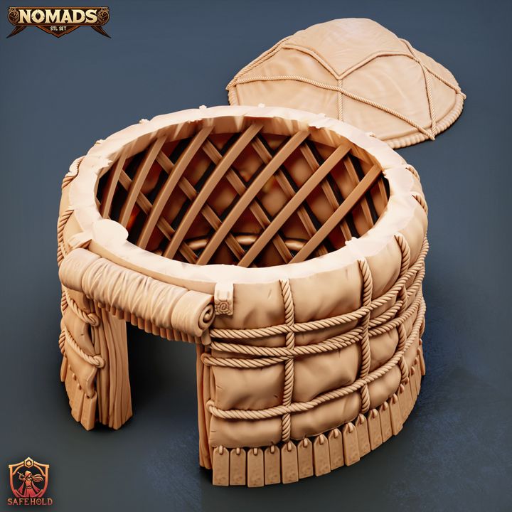 3D Printable Yurt Set - Nomads by Safehold