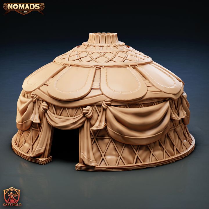3D Printable Yurt Set - Nomads by Safehold
