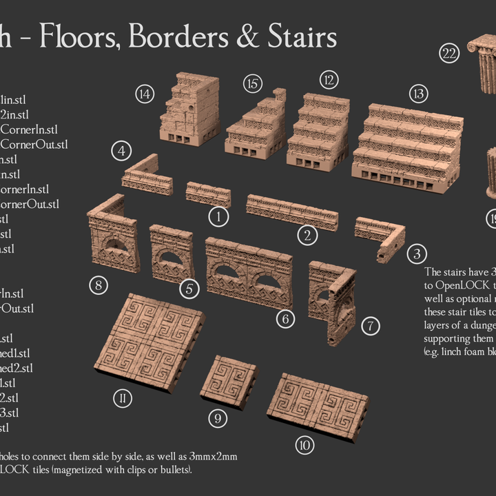 3D Printable The Labyrinth Bundle by Making Tlon