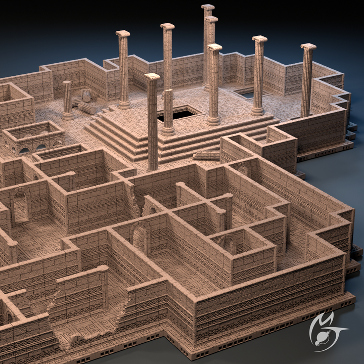 3D Printable The Labyrinth - modular OpenLOCK structure by Making Tlon