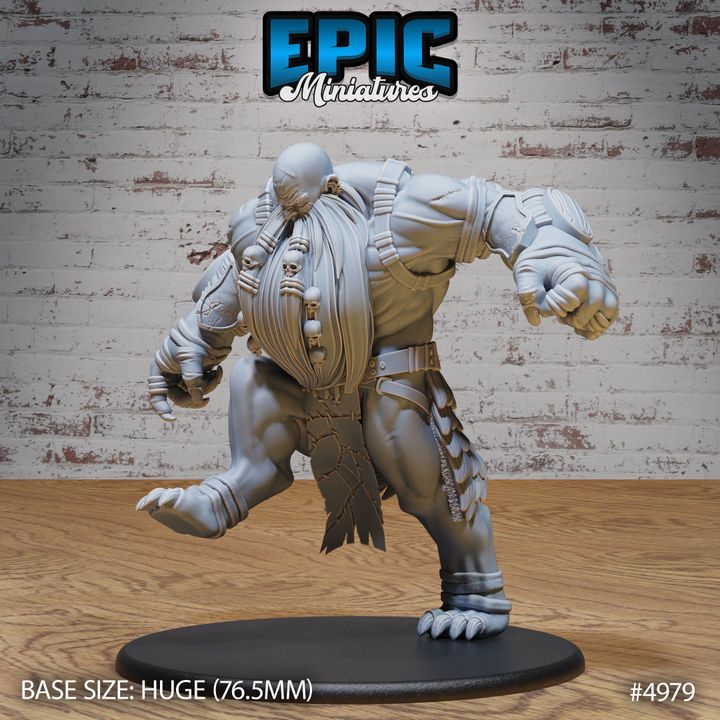 3D Printable Hill Giant Smasher Set / Bulky Warrior / Brave Rocky ...