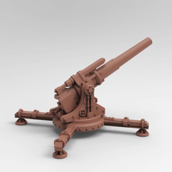 3D Printable Flak Cannon by Tesseract Tomb