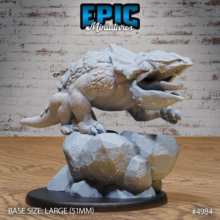 3D Printable Mountain Bulette / Landshark Beast / Magical Creature ...