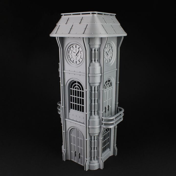 3D Printable Clock Tower by Tesseract Tomb