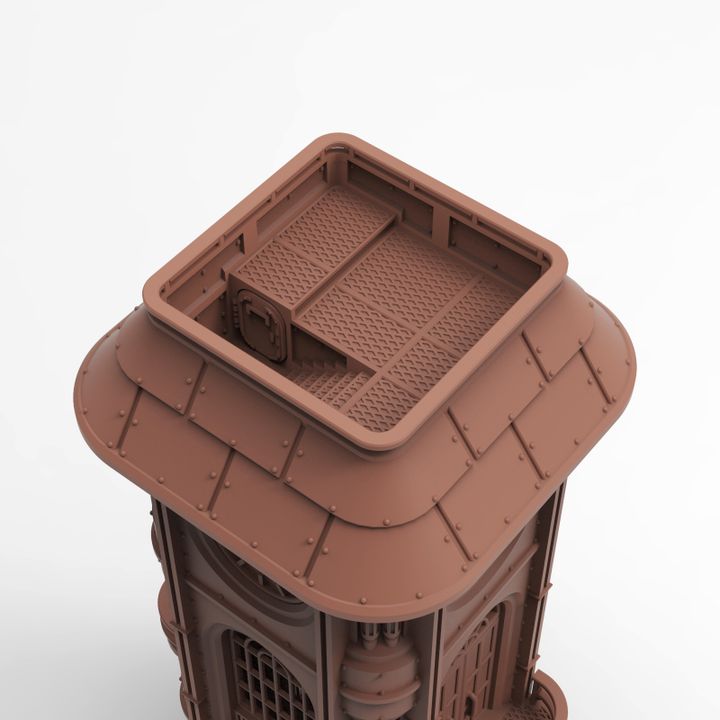 3D Printable Clock Tower by Tesseract Tomb