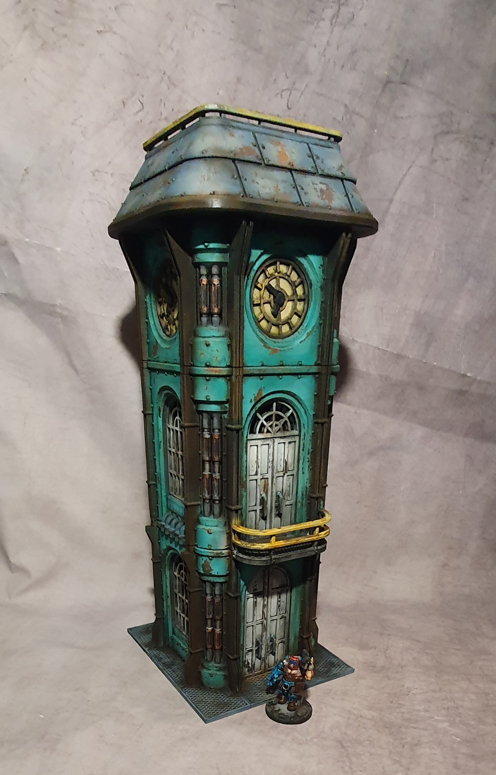 3D Printable Harbourmaster`s Office and Clock Tower by Tesseract Tomb