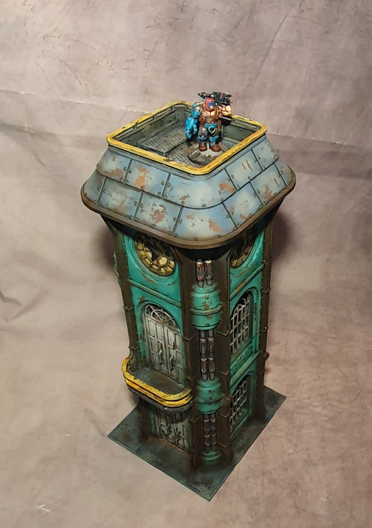 3D Printable Harbourmaster`s Office and Clock Tower by Tesseract Tomb