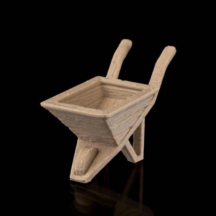 3D Printable Wheelbarrow by Stlflix